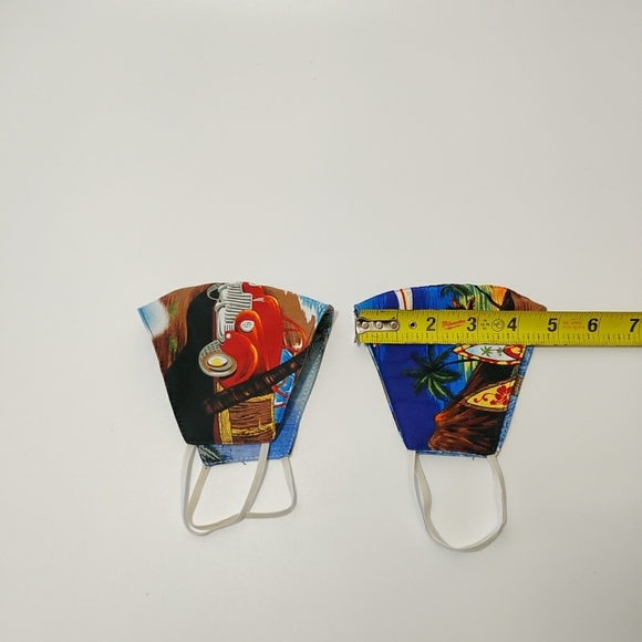 Other | 2 Pcs Handmade Hawaii Aloha Face Mask | Poshmark
